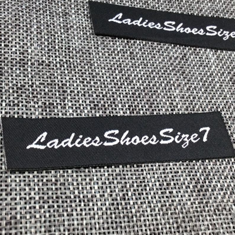 Custom Adhesive Clothing Labels: Damask Woven, Peel-off - Etsy