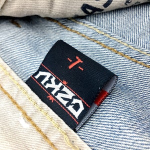 100pcs Custom Woven Label, Fabric Clothing Labels Design, Center Fold ...
