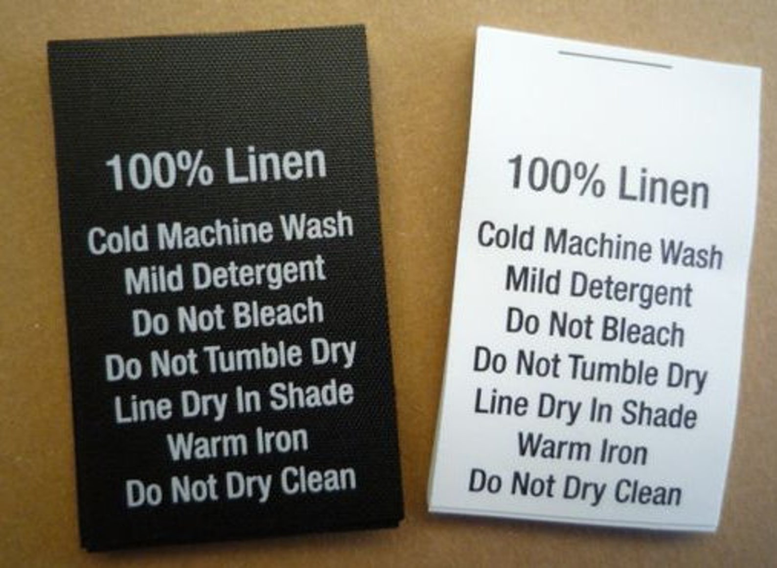 100 Custom Clothing Labels Silky Satin With FREE Cutting | Etsy