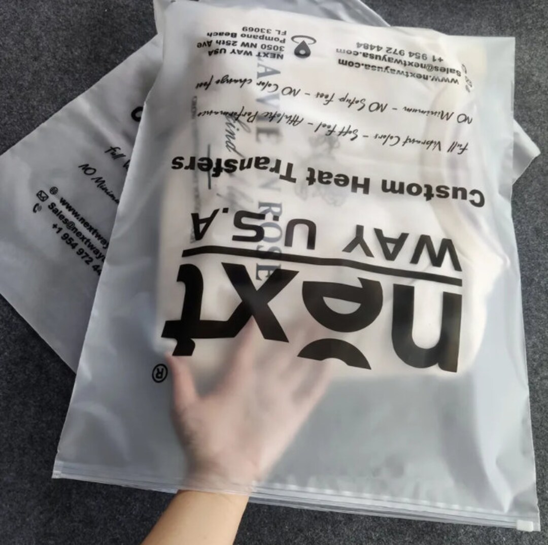 100-500pcs Custom Frosted Transparent Zip Lock Bags High Quality ...