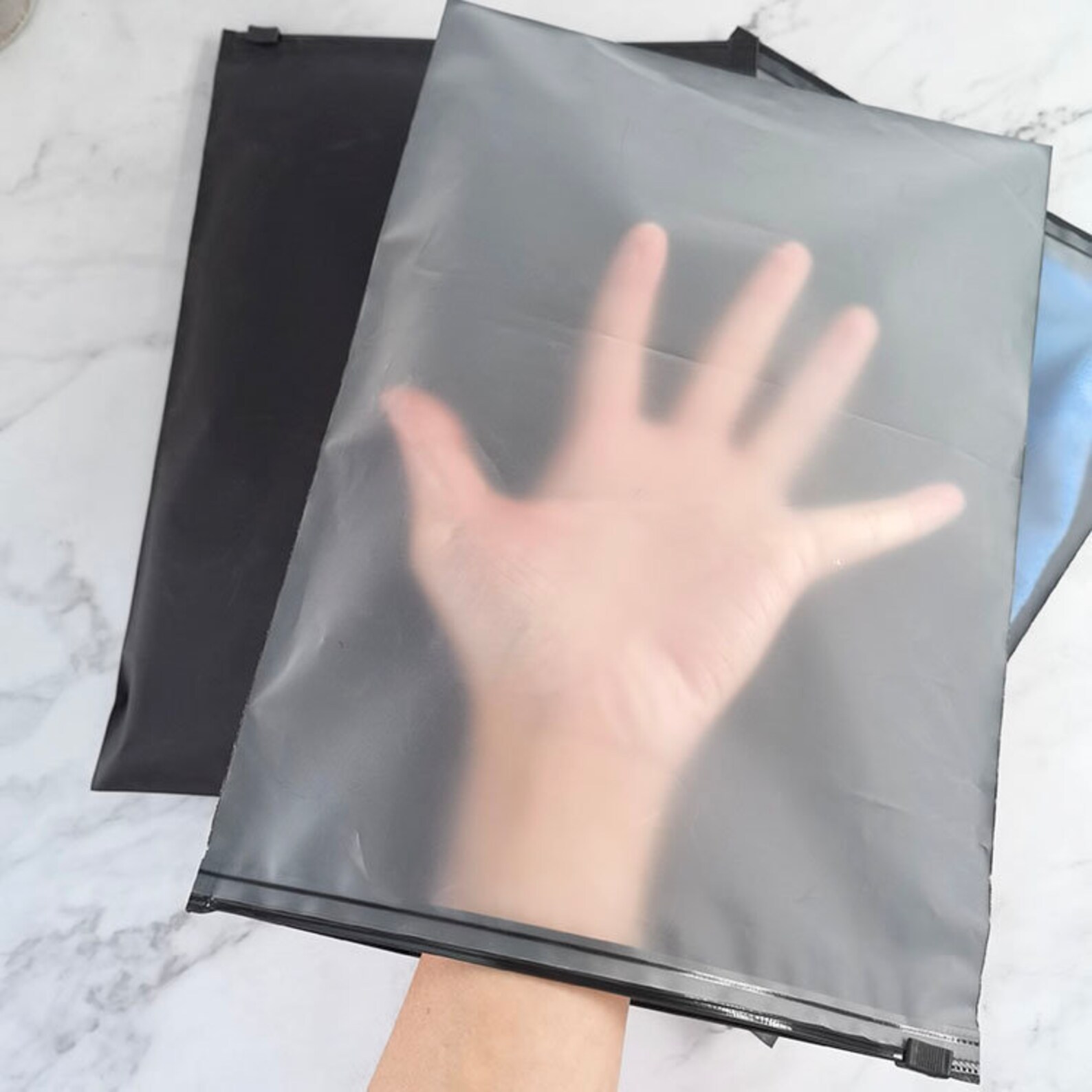 On Sale Custom Frosted Zipper Bags Custom Packaging For Etsy