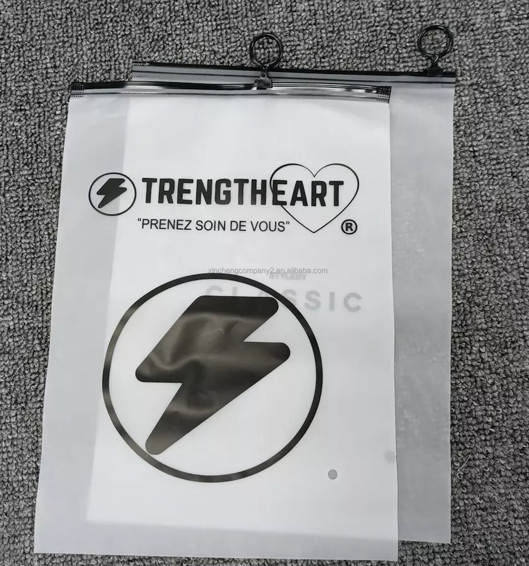 50-1000pcs Custom Frosted Zipper Lock Bags High Quality Plastic Bags ...