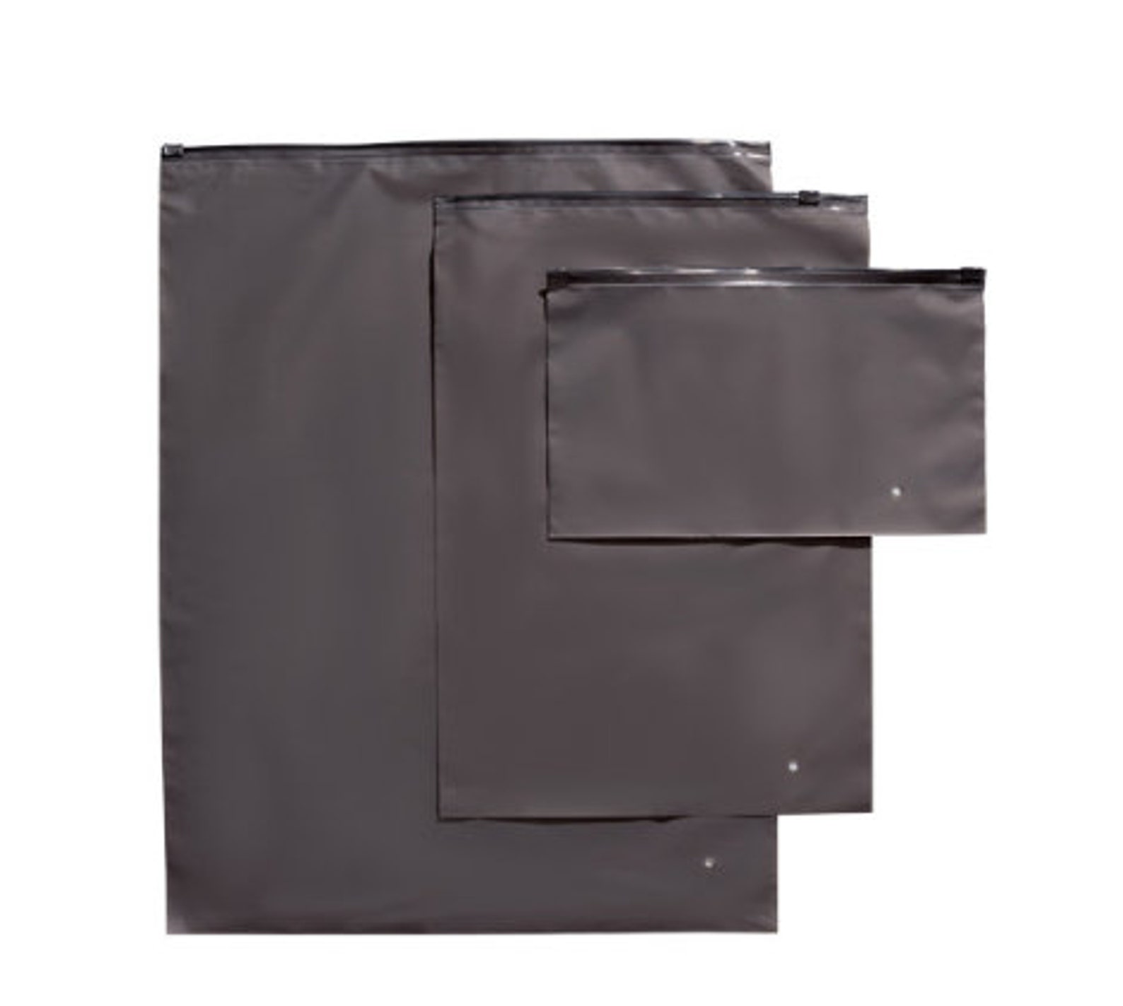 Black Translucent Frosted Zipper Bags Translucent Zipper Bags - Etsy