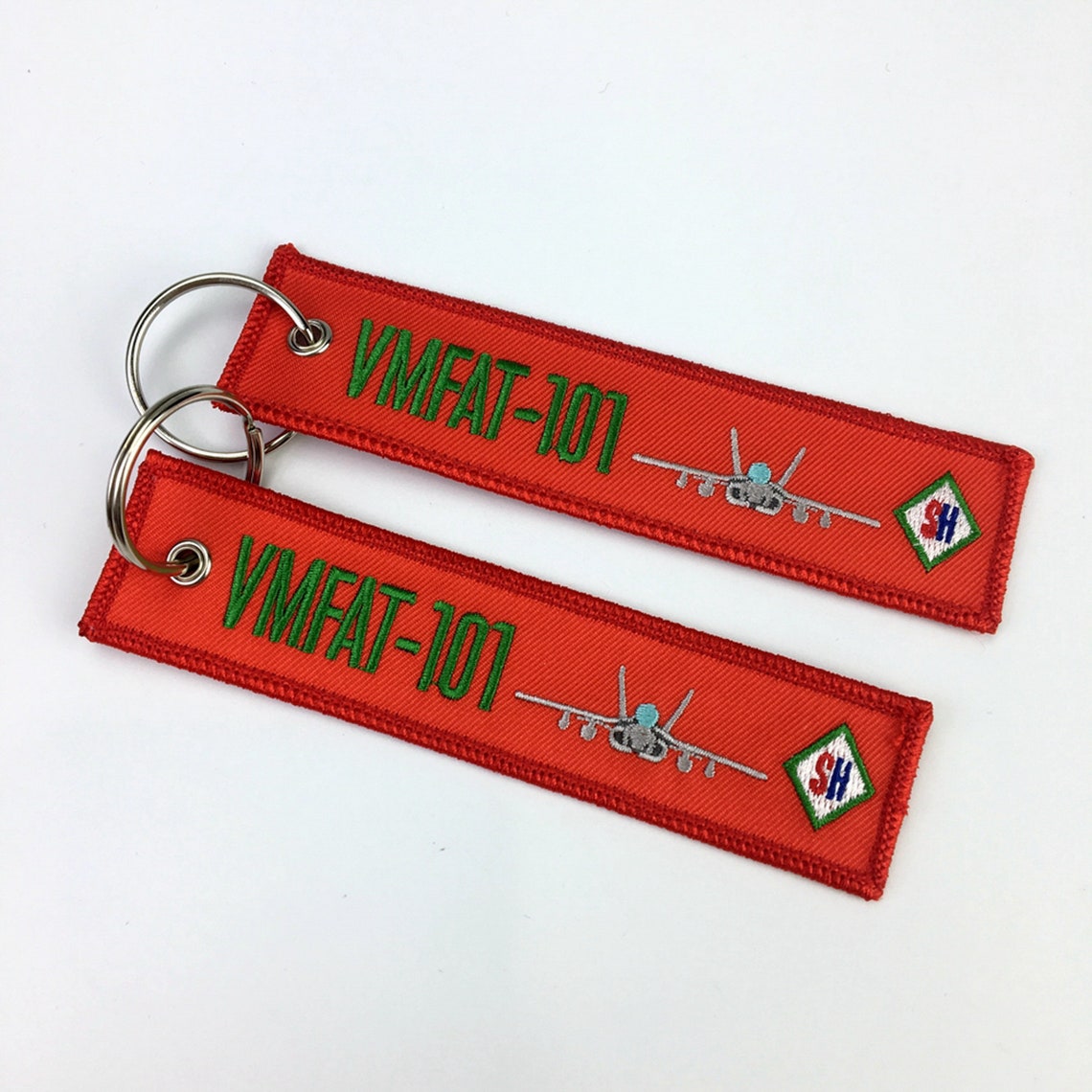 400 Custom Embroidered Key Chains Embroidery Key Tags Custom - Etsy