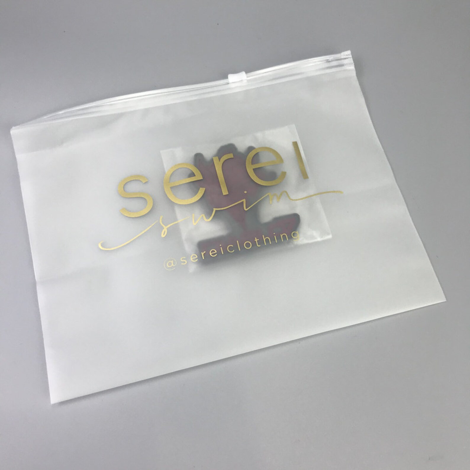 Custom Frosted Zipper Bags Custom Black Matte Zipper Bag - Etsy