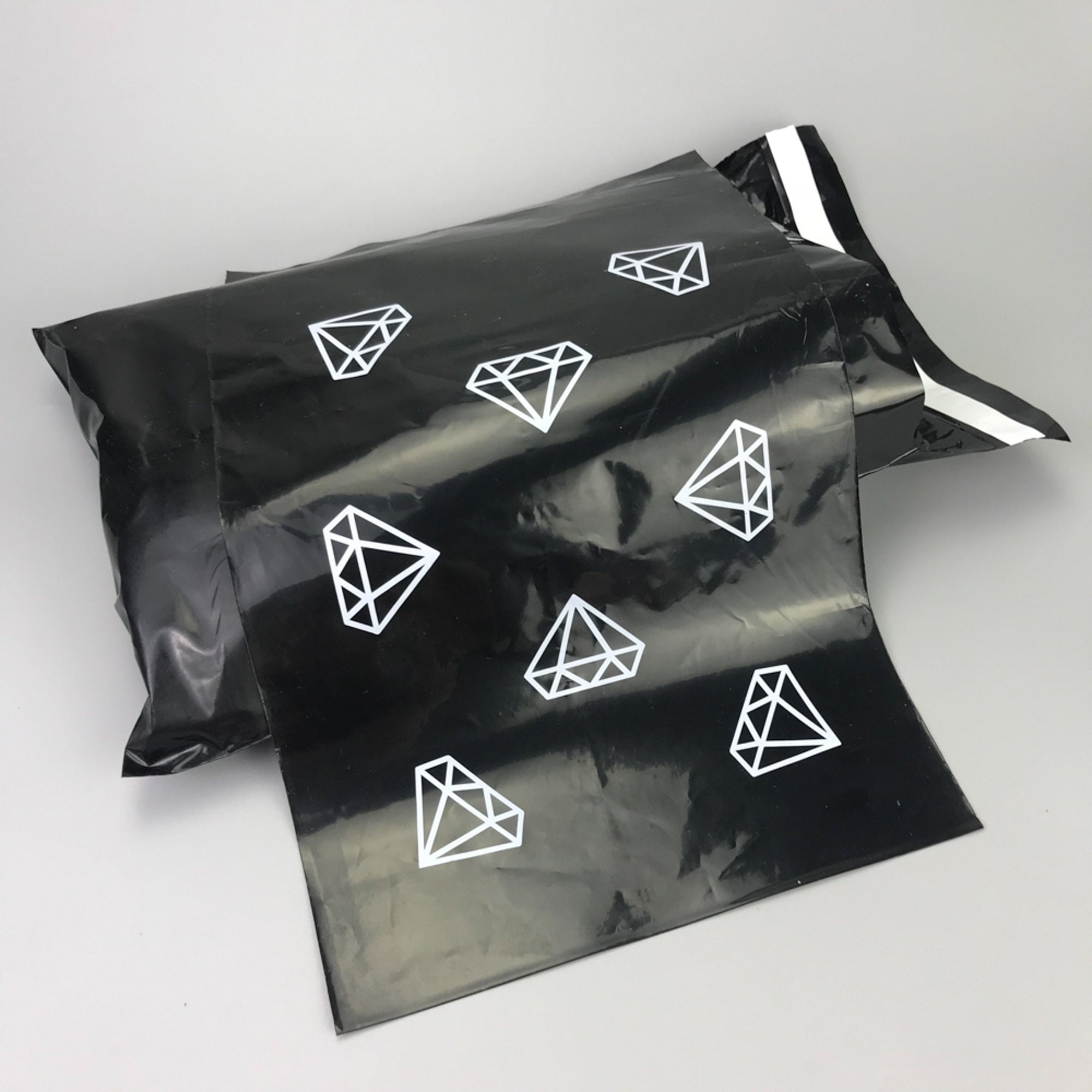 Custom Black Poly Mailer Bags Custom Clothing Packaging Bags - Etsy