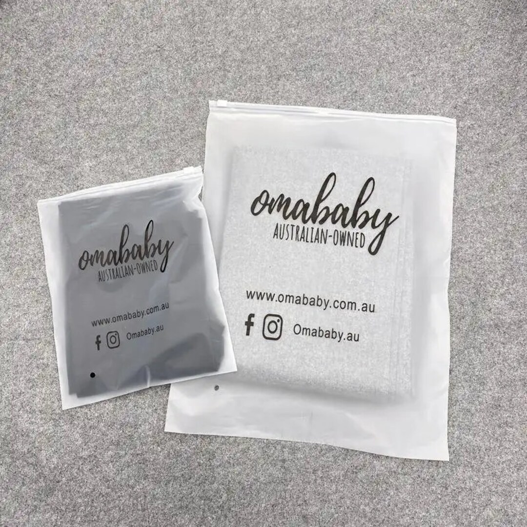 100-1000 Custom Frosted Zipper Bags Clear Ziplock Bag High - Etsy