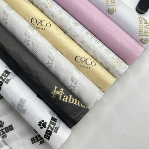 15'' X 20'' CUSTOM Tissue Paper Pack of 500,custom Printed Tissue Paper ...