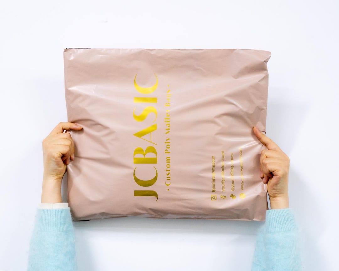 100 Custom Poly Mailers: Personalized Shipping Bags - Etsy