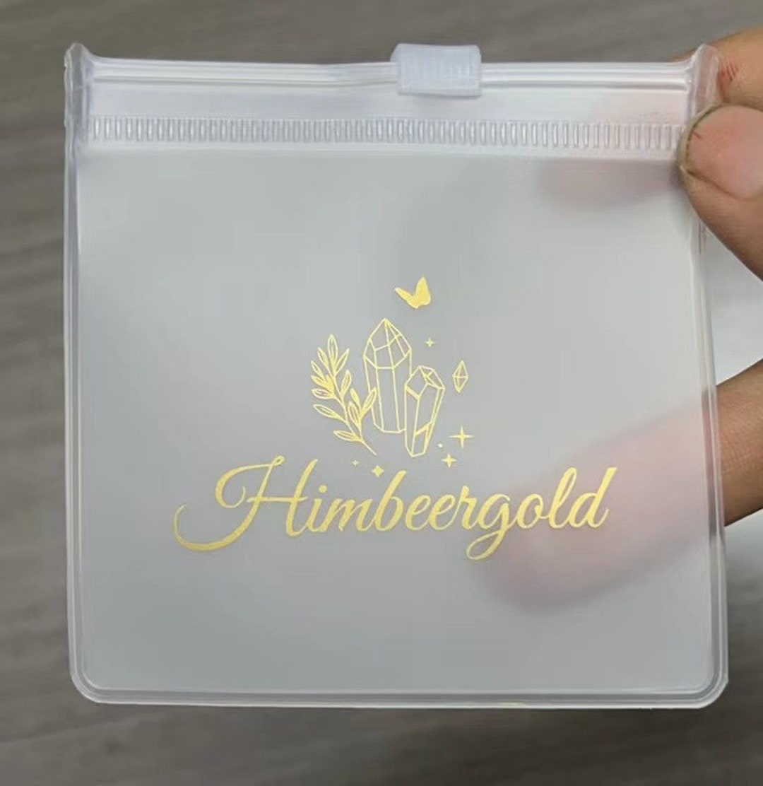 100 Custom Jewelry Pouch, Pvc Transparent Zipper Bag，customized High ...