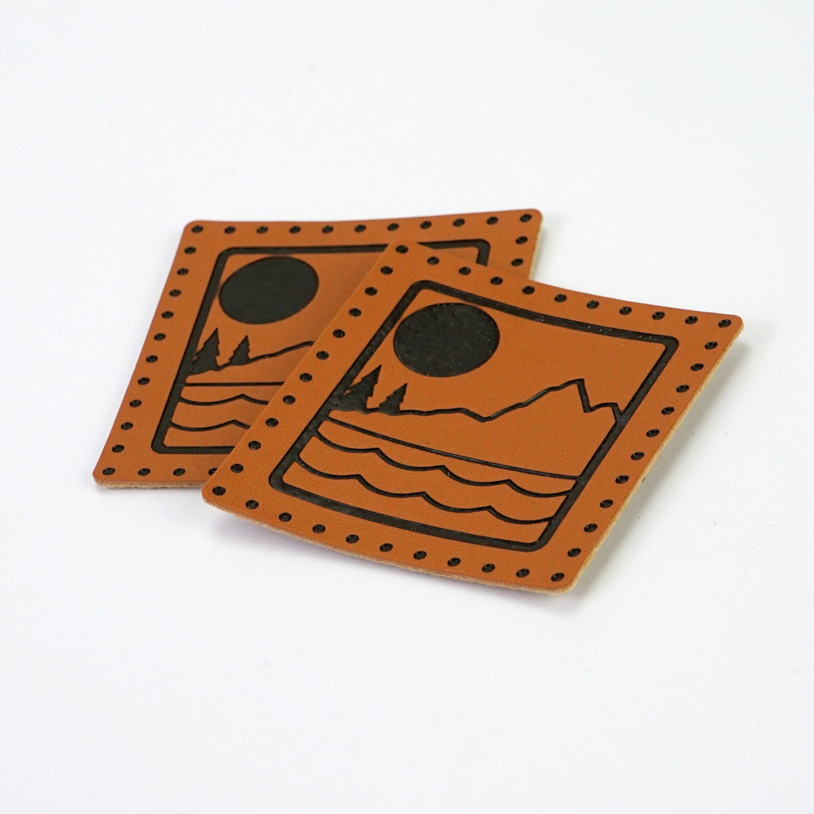 Custom Debossed Leather Patch Leather Jeans Patches With Iron - Etsy