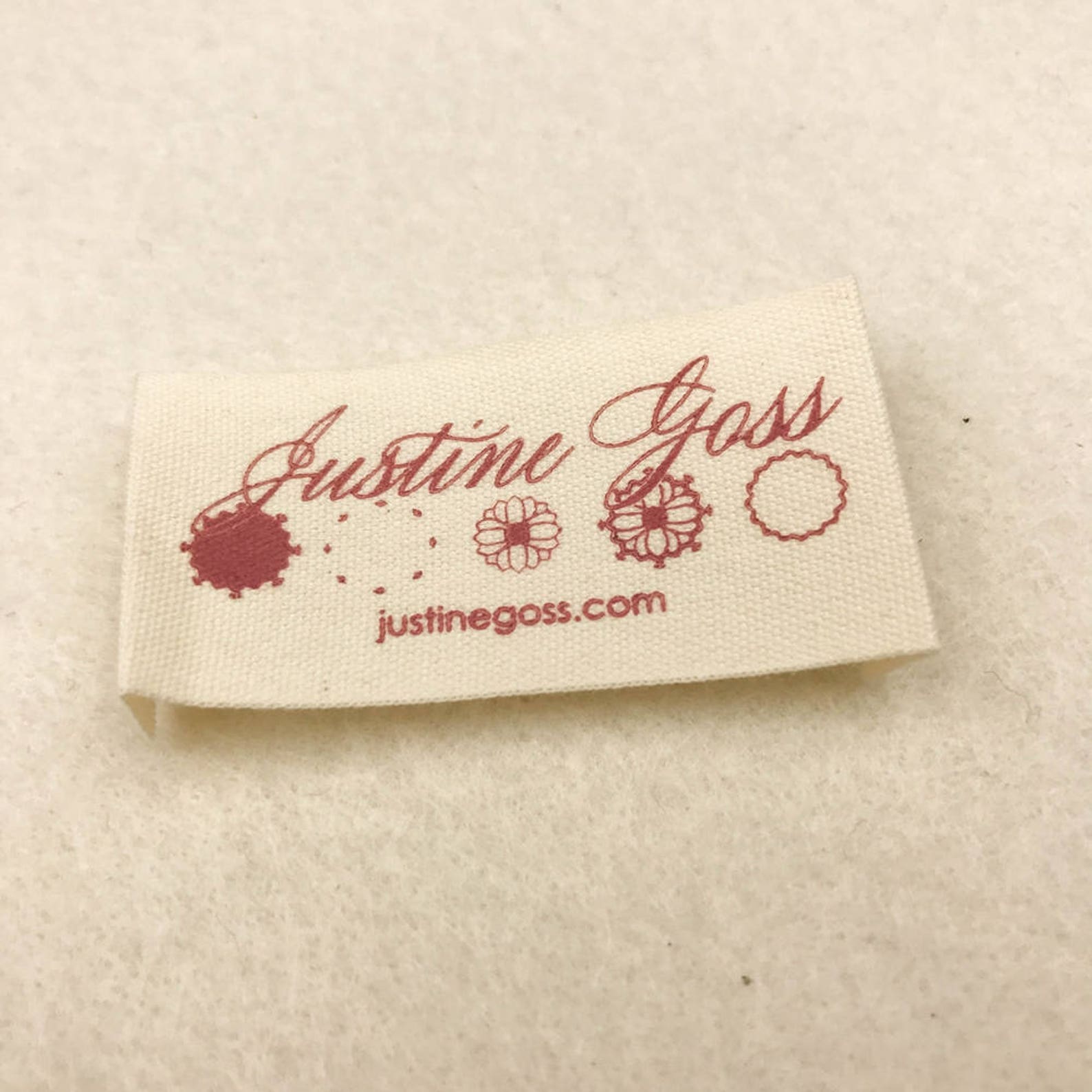 Custom Cotton Labels Organic Cotton Labels Cotton Printed - Etsy