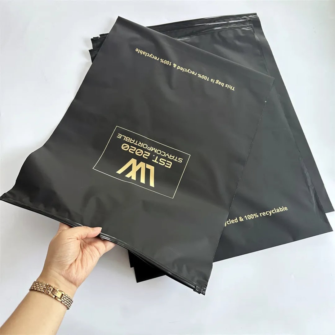 Custom Matte Black Transparent Zip Lock Bags High Quality Plastic Bags ...