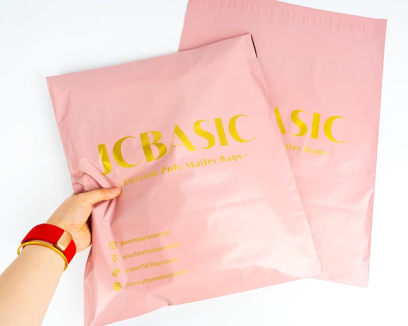 100 Custom Poly Mailers: Personalized Shipping Bags - Etsy