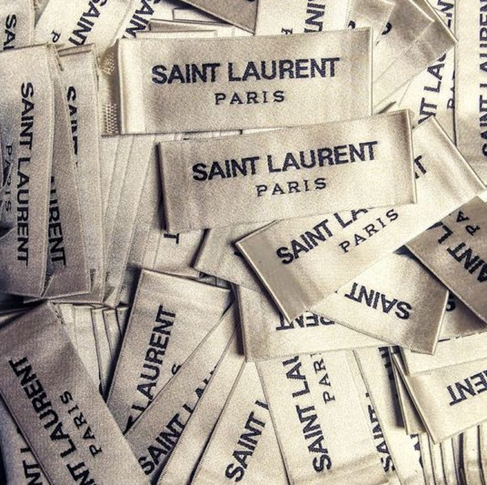 100 Custom Clothing Labels Silky Satin With FREE Cutting | Etsy