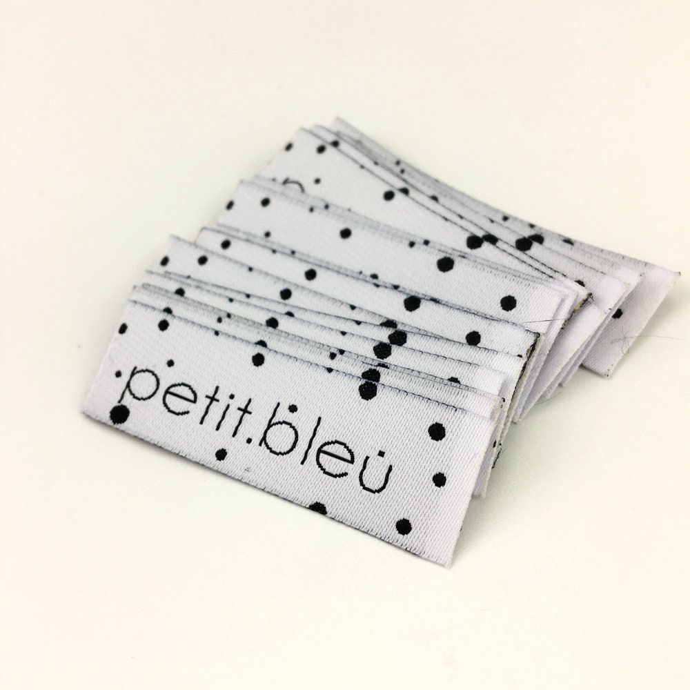 50pcs Custom Clothing Labels Woven Labels Cleidung Labels | Etsy