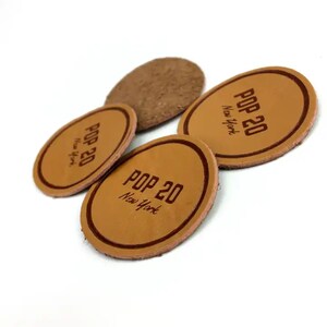 Custom Debossed Leather Patch, Leather Jeans Patches With Iron on ...