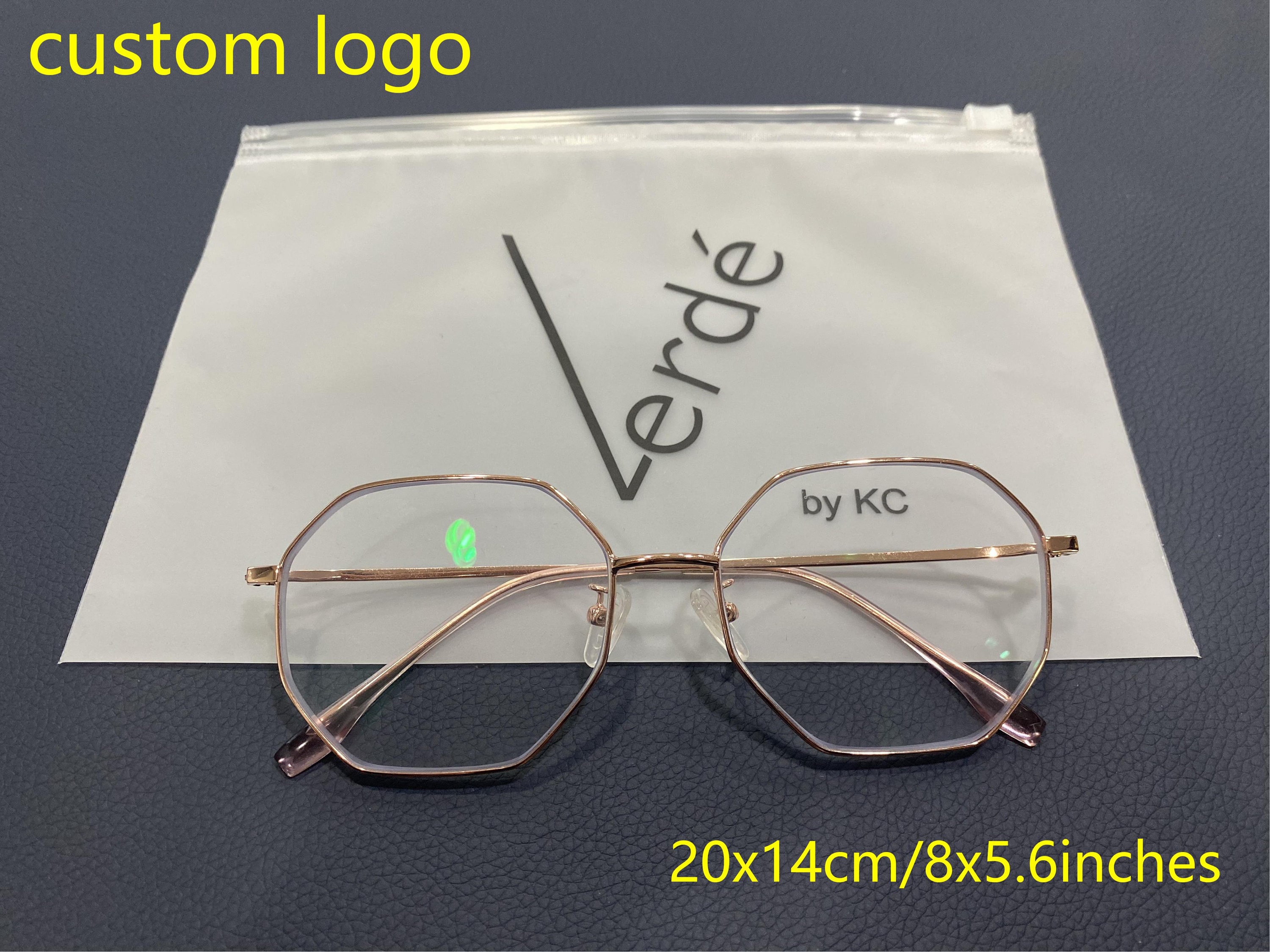 Custom frosted matte plastic bags zipper bags biodegradable | Etsy