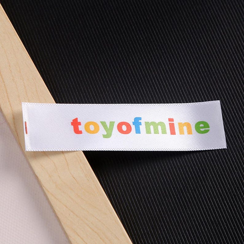 500 Custom Clothing Labels, Woven Labels, Clothing Labels , Hem Tags ...