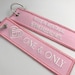 Custom Text Jet Tag Flight Tag Keychain Personalized - Etsy