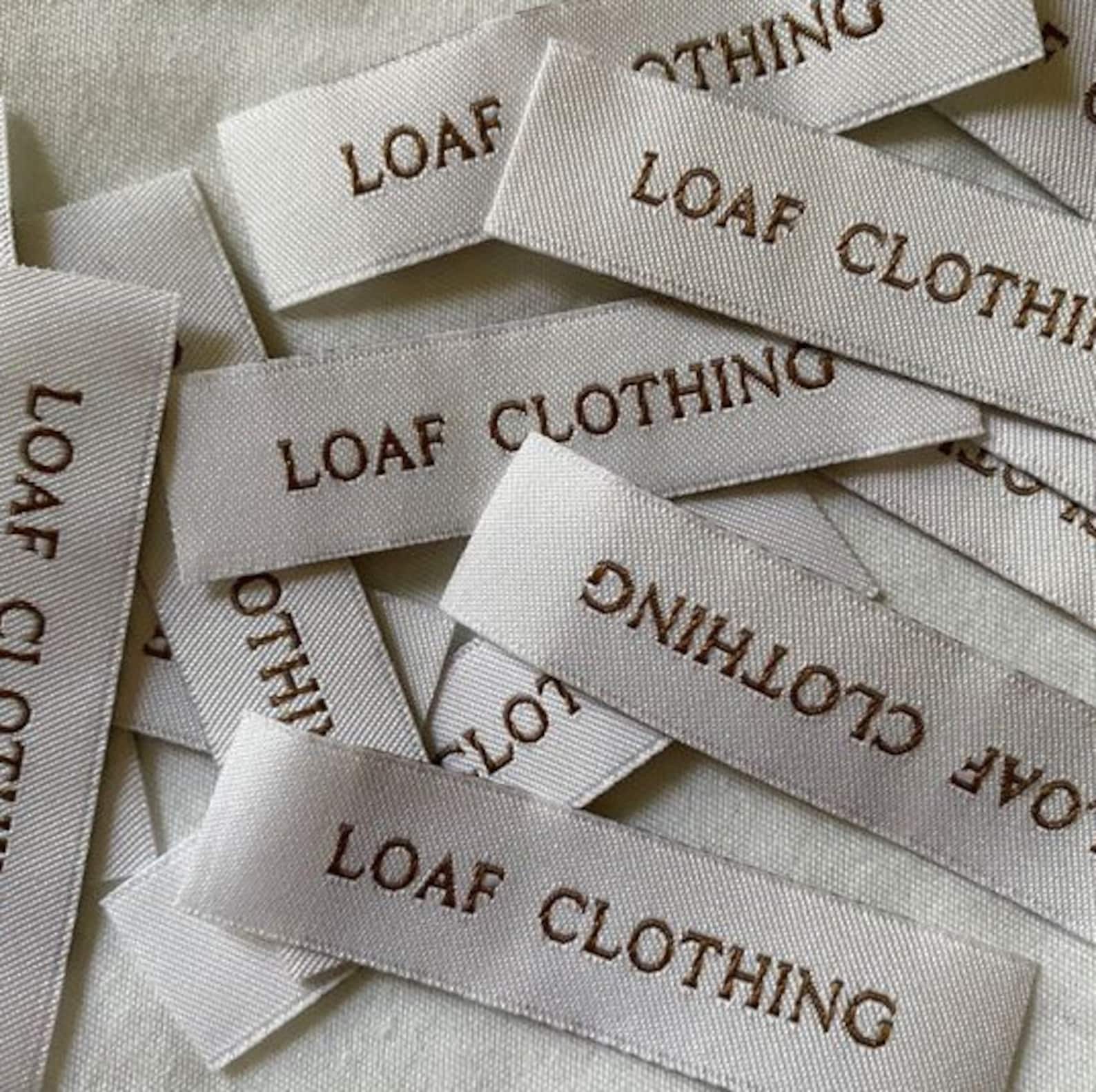 100 Custom Clothing Labels Silky Satin With FREE Cutting | Etsy