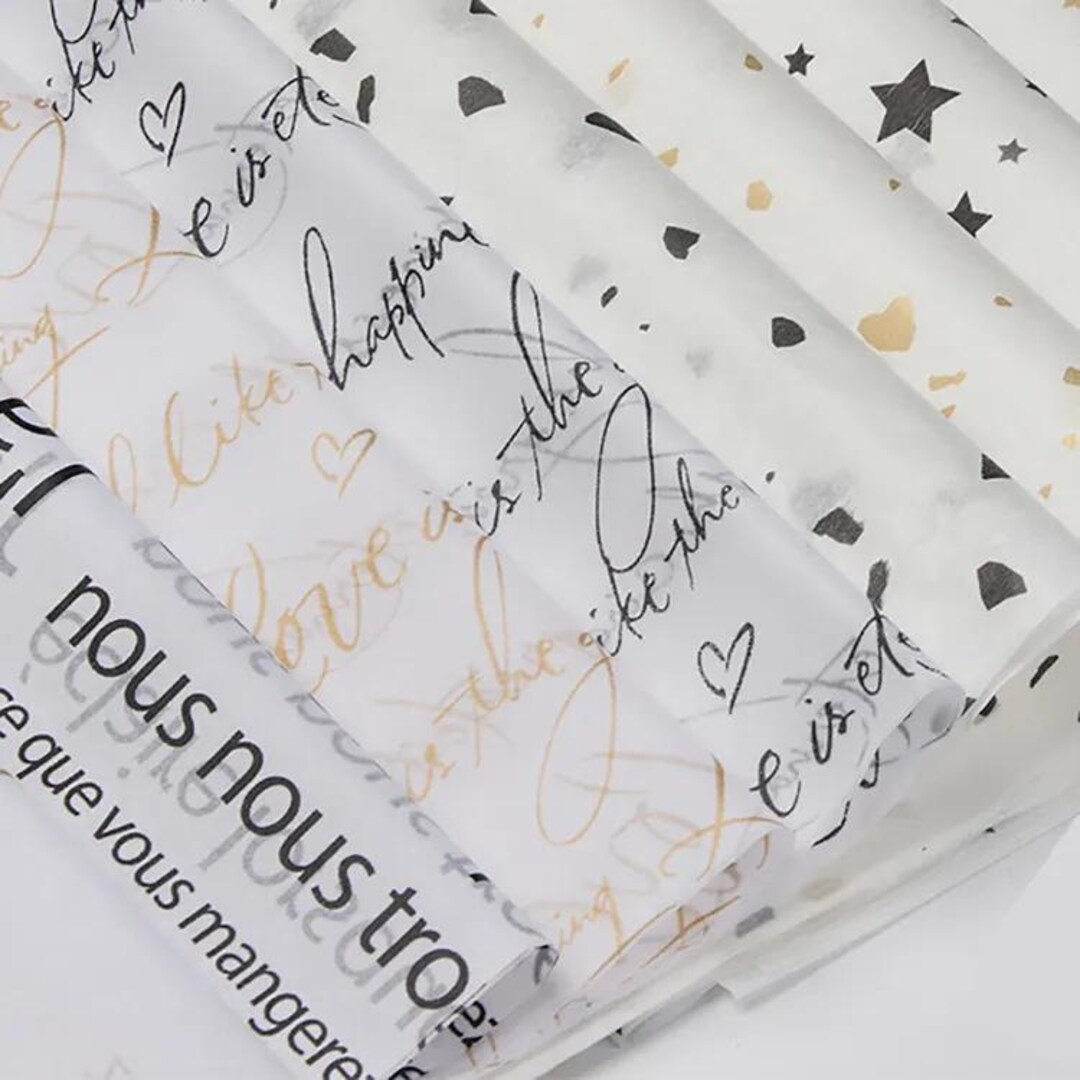 Personalised Vellum Paper, Packing Paper, Branded Packaging Premium ...