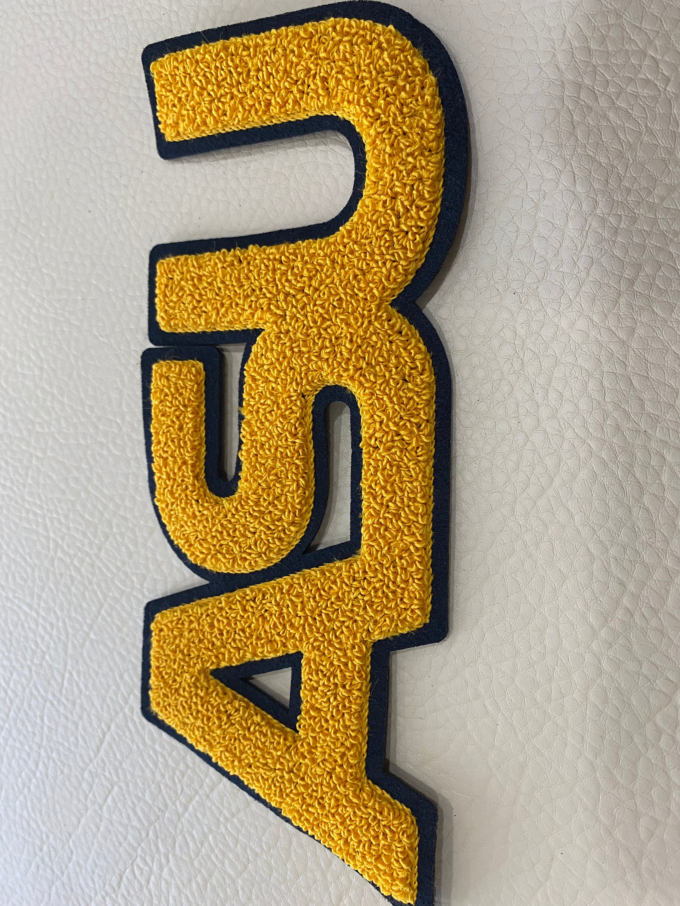 Custom Chenille Letterman Patches Cheap Chenille Patches | Etsy