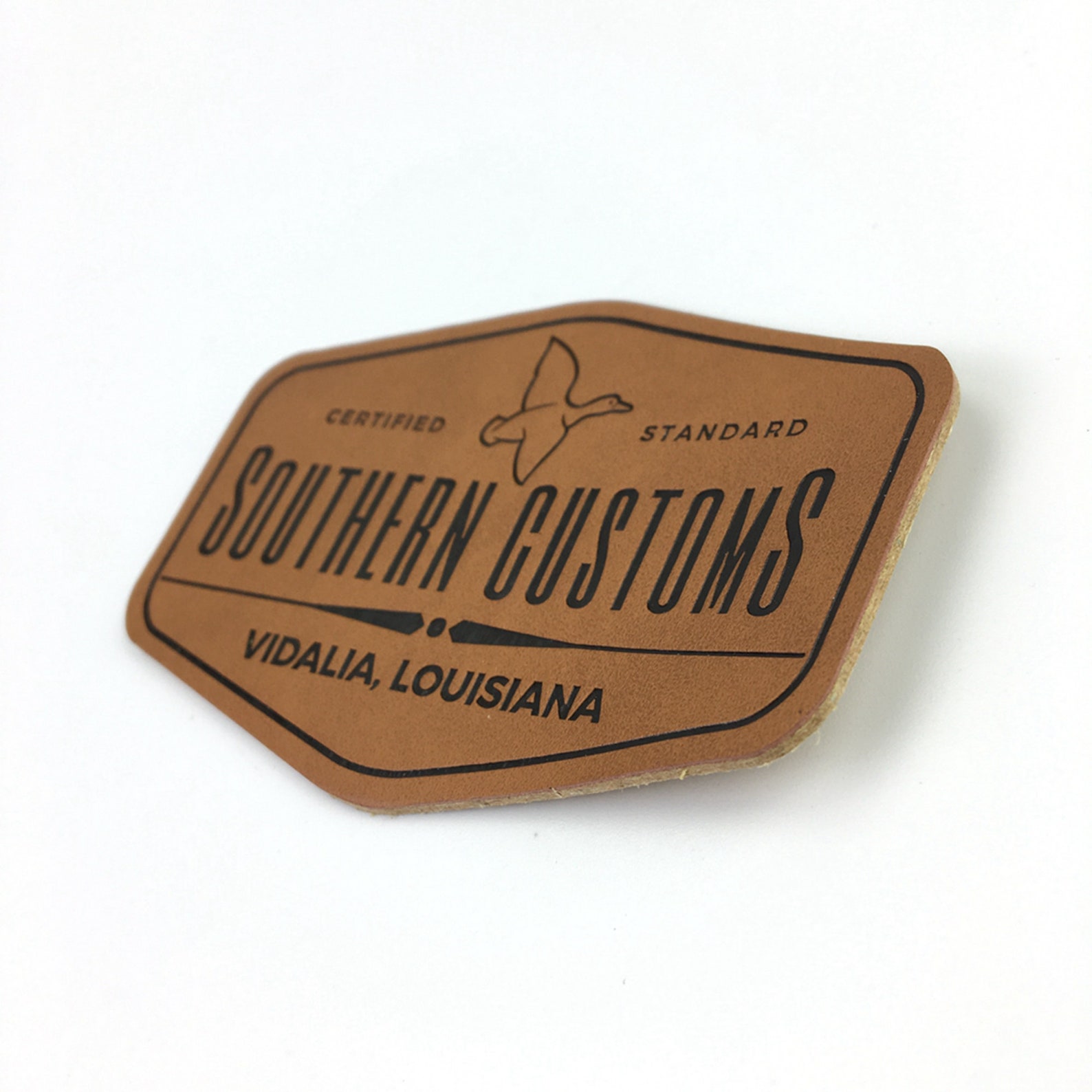 200 Custom Embossed Leather Patch PU Leather Patch Custom | Etsy