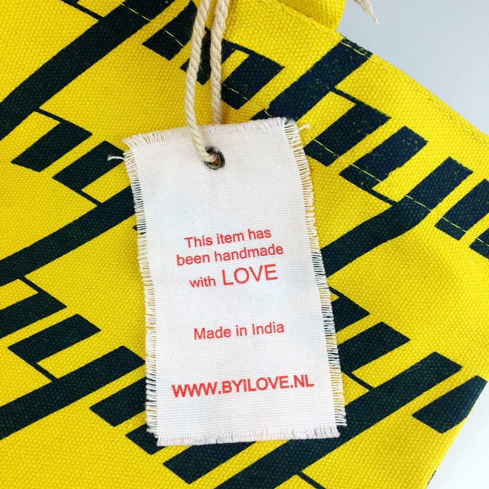 Custom canvas hang tags fabric hang tags for clothing custom | Etsy