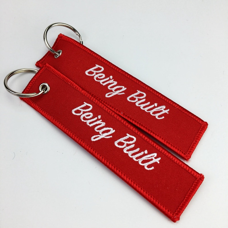 Custom Text Jet Tag Flight Tag Keychain Personalized - Etsy