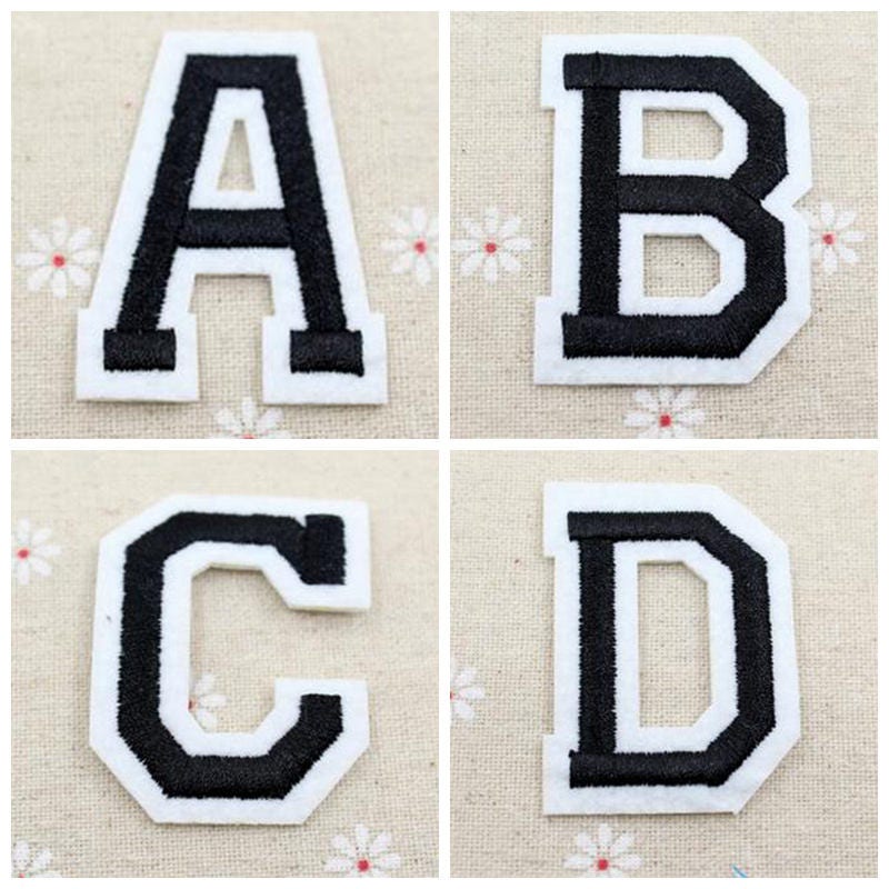 Wholesale Letter Patches Embroidered Letter Patches Iron on - Etsy