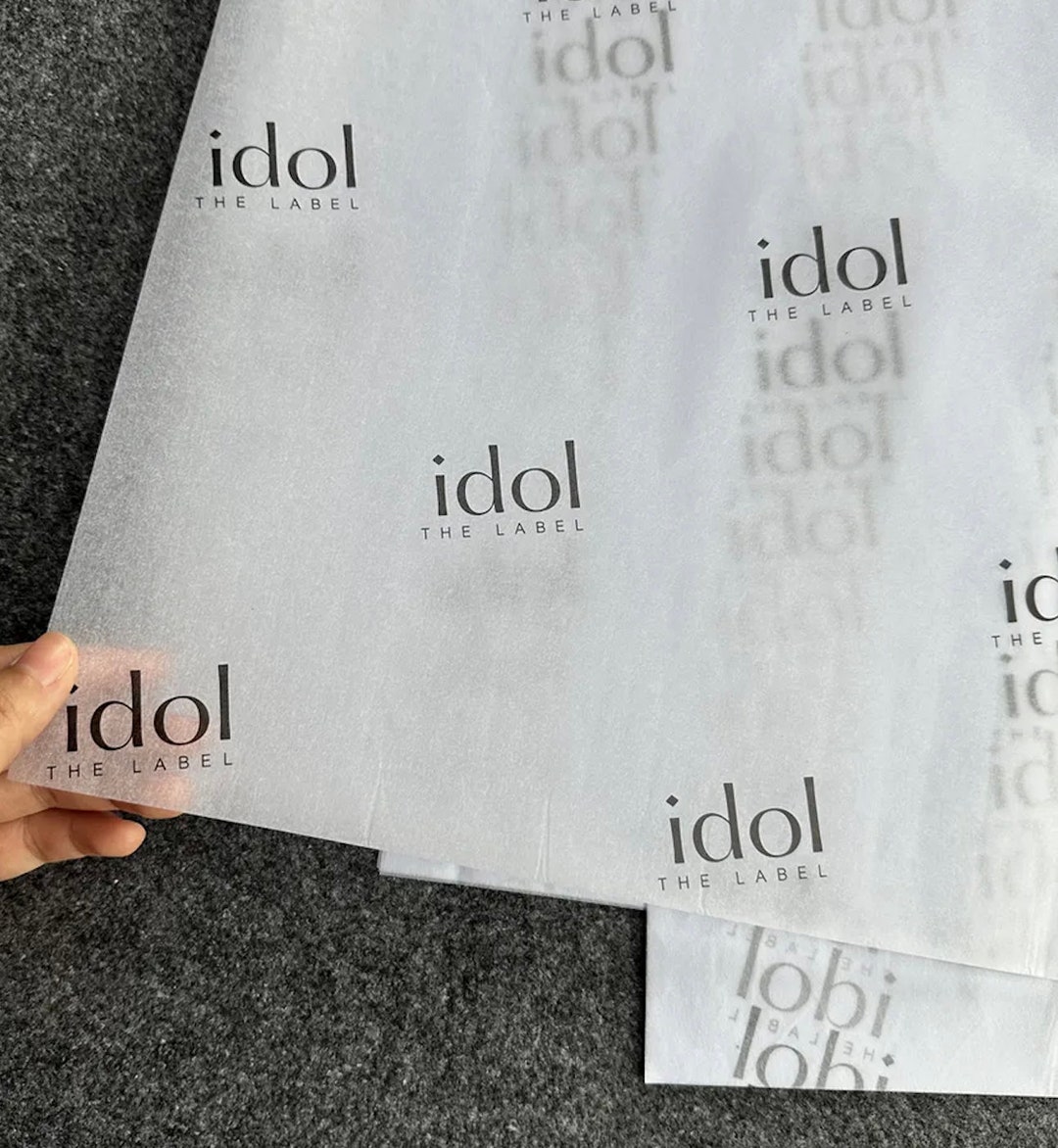 500PCS CUSTOM Tissue Paper, Custom Printed Tissue Paper, Custom Logo ...