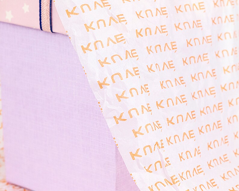 CUSTOM Tissue Paper Custom Printed Tissue Paper Custom Logo | Etsy