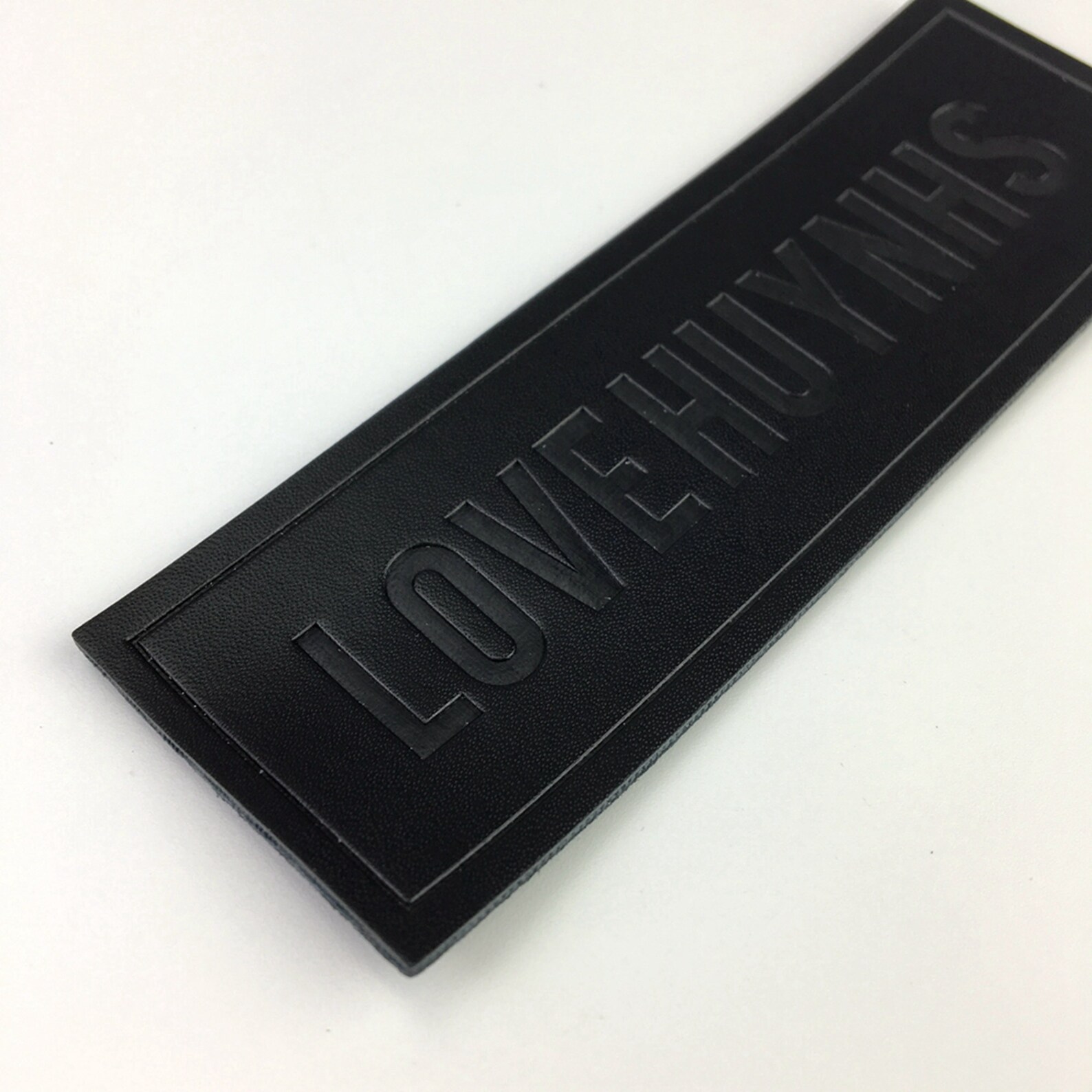 100 Custom Logo Leather Patch for Hat Custom Embossed Leather - Etsy