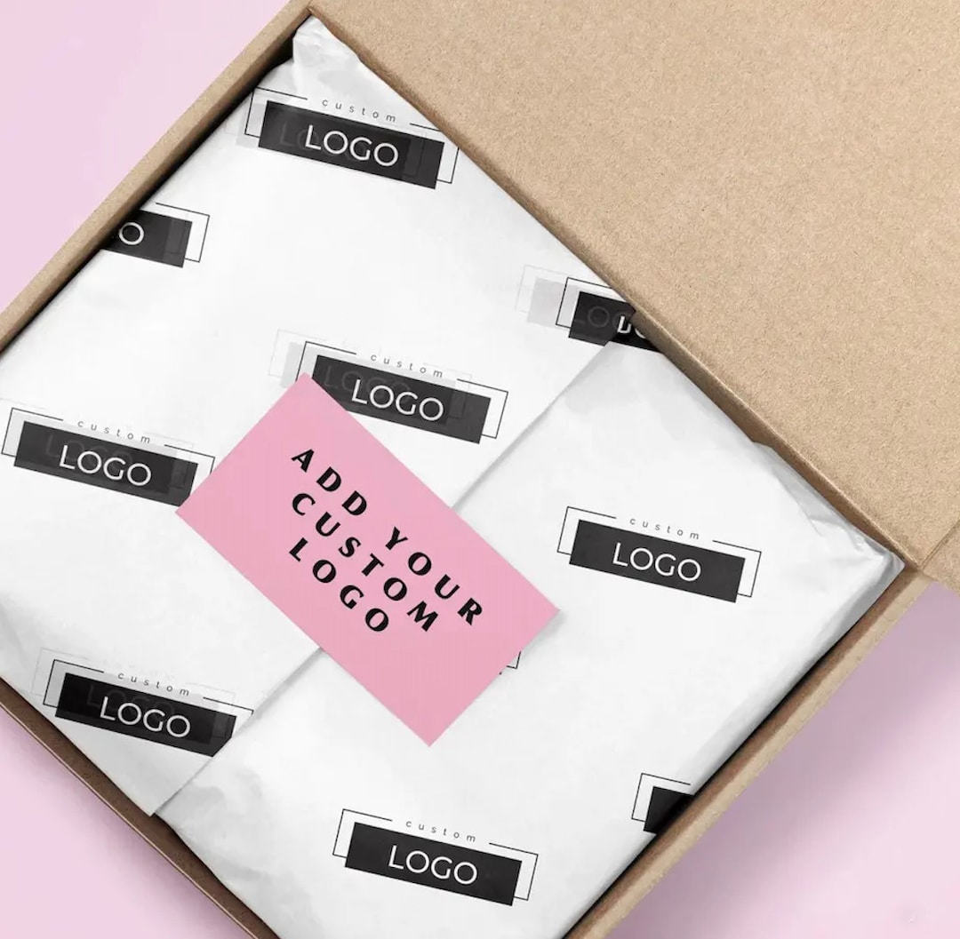 500PCS CUSTOM Tissue Paper, Custom Printed Tissue Paper, Custom Logo ...