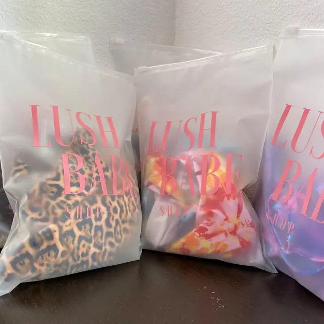 100 1000pcs Custom Frosted Zipper Bags Clear Ziplock Bag High Quality