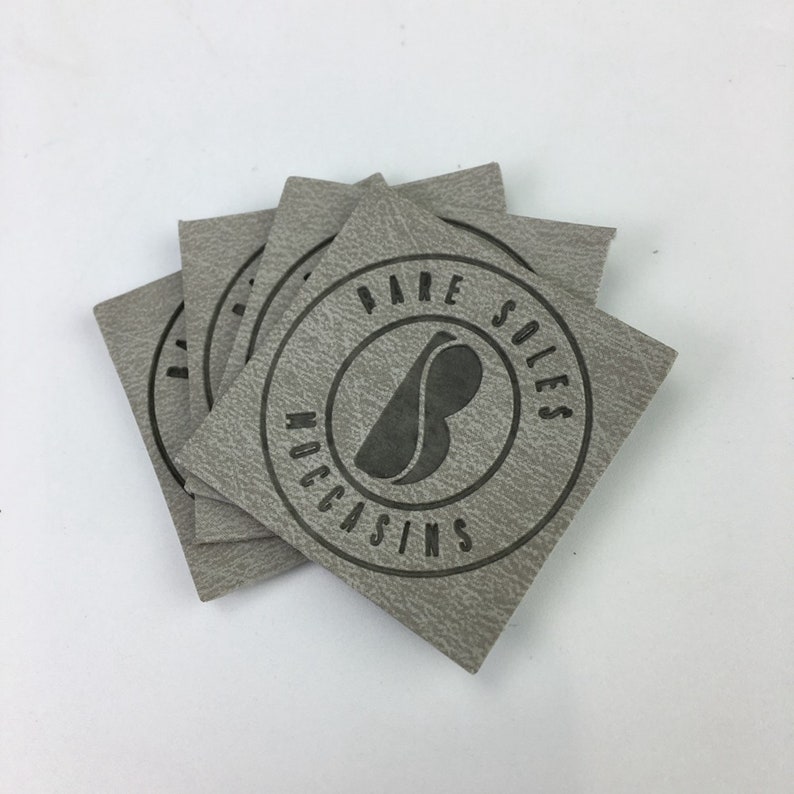 Custom Debossed Leather Patch Leather Jeans Patches With Iron - Etsy