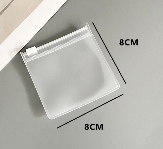 100 Custom Jewelry Pouch Pvc Transparent Ziplock - Etsy