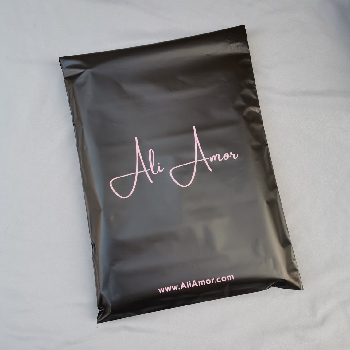 50-1000pcs Matte Black Custom Poly Mailers Adhesive Self - Etsy