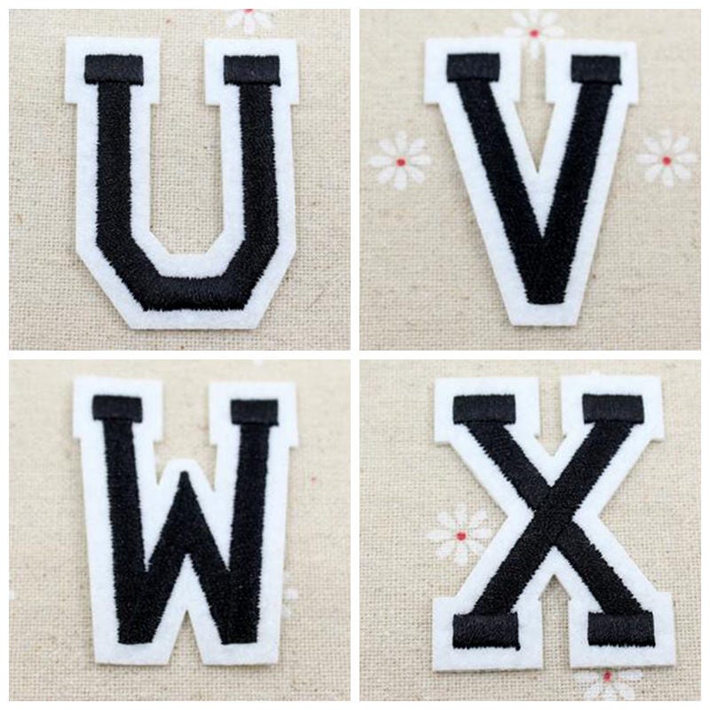 Wholesale Letter Patches Embroidered Letter Patches Iron on - Etsy