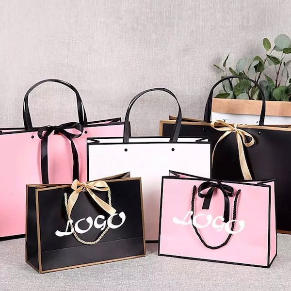 Personalized Paper Bags - Etsy