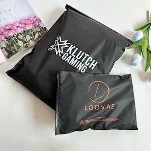 100 Custom Black Matte Frosted Zipper Bag, High Quality Zipper Close ...