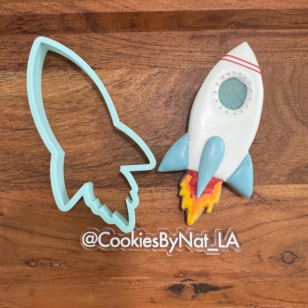Rocket Ship Cookie Cutter - Etsy