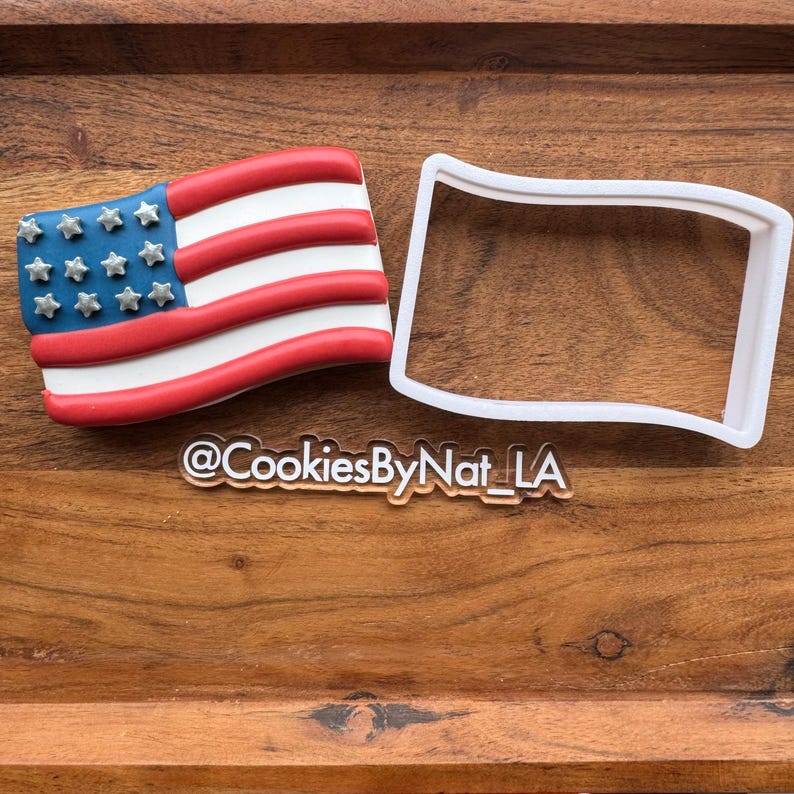 American Flag Cookie Cutter - Etsy