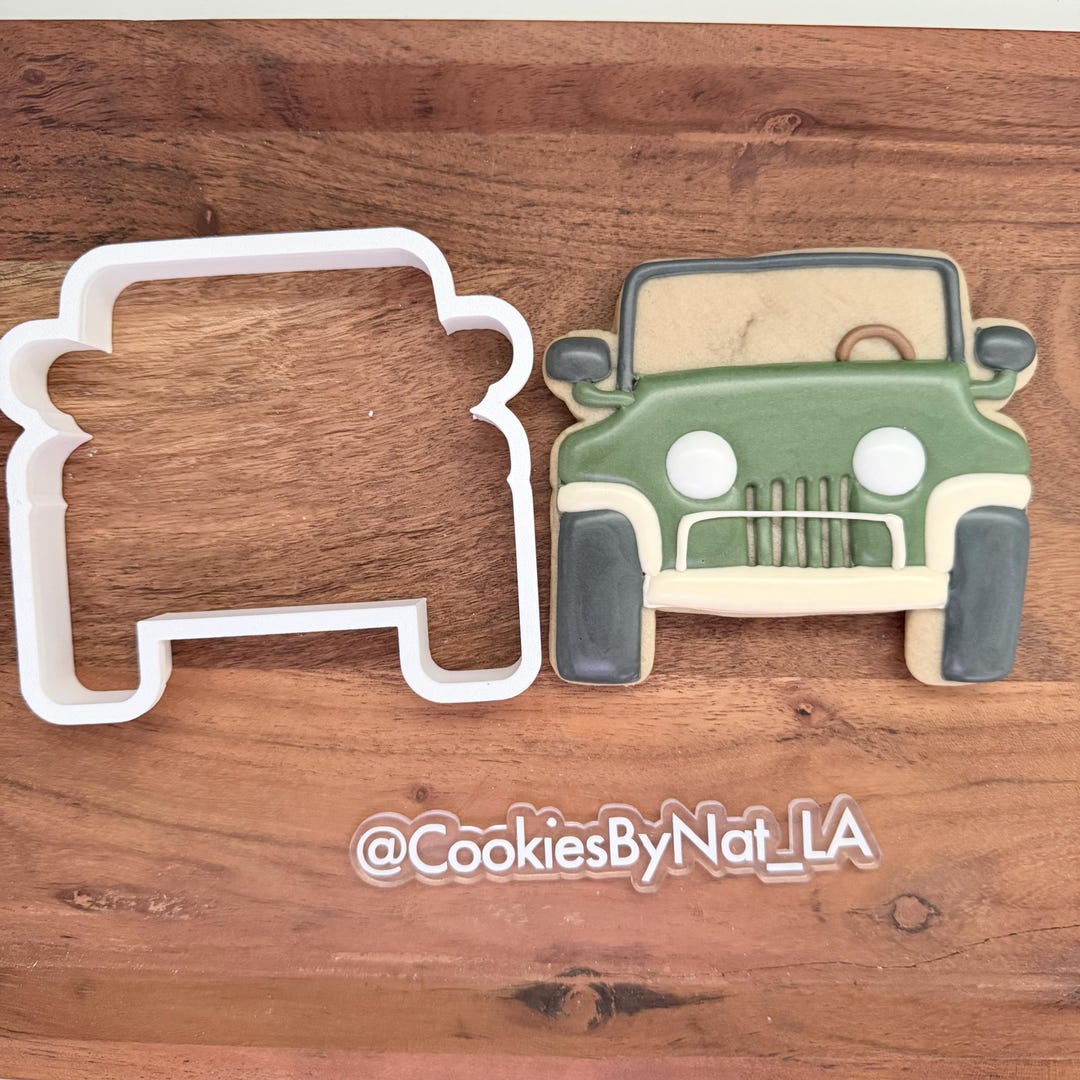 Safari Jeep Cookie Cutter - Etsy