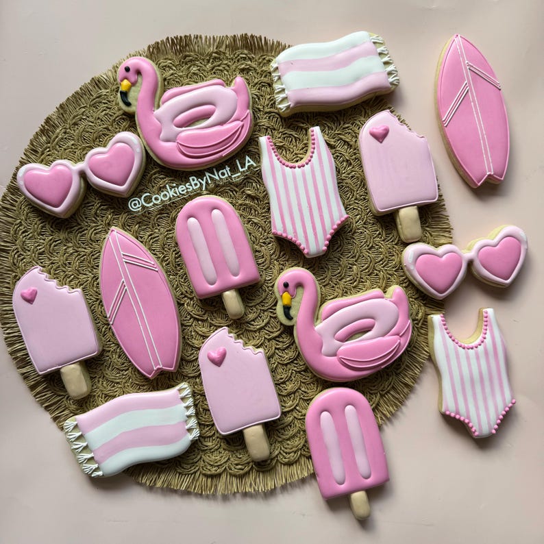 Pool Party Cookie Cutter Set - Etsy