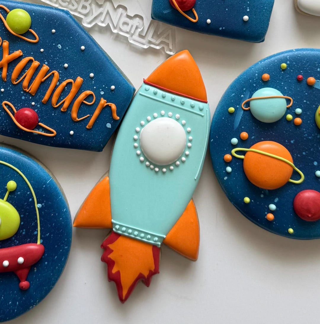 Rocket Ship Cookie Cutter - Etsy
