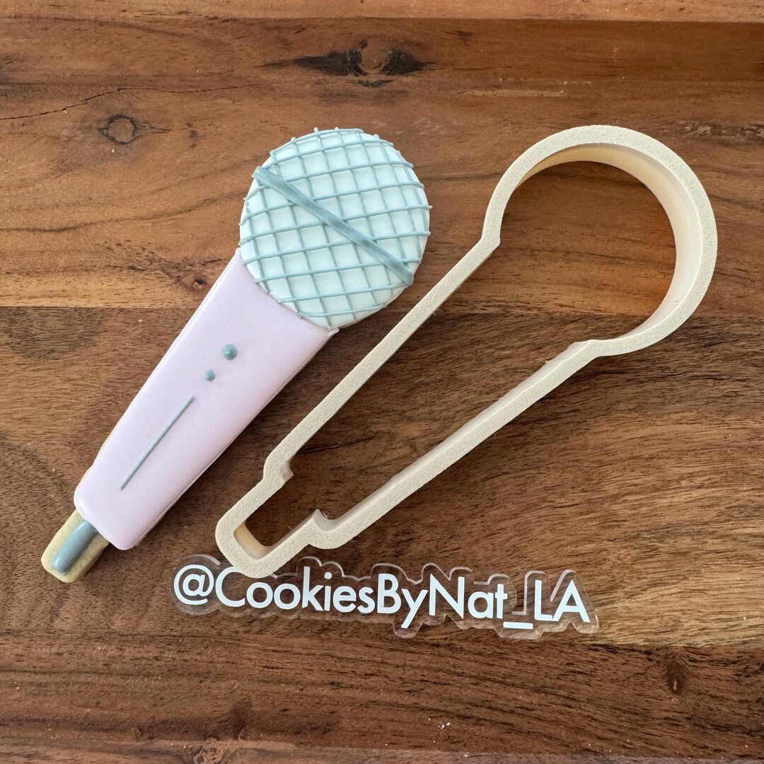 Microphone Cookie Cutter STL FILE - Etsy