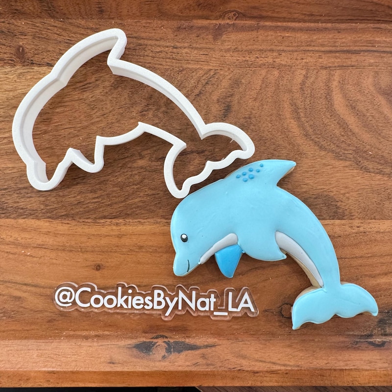Dolphin Cookie - Etsy