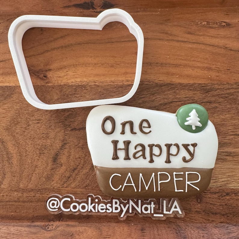 Camping Sign Cookie Cutter - Etsy